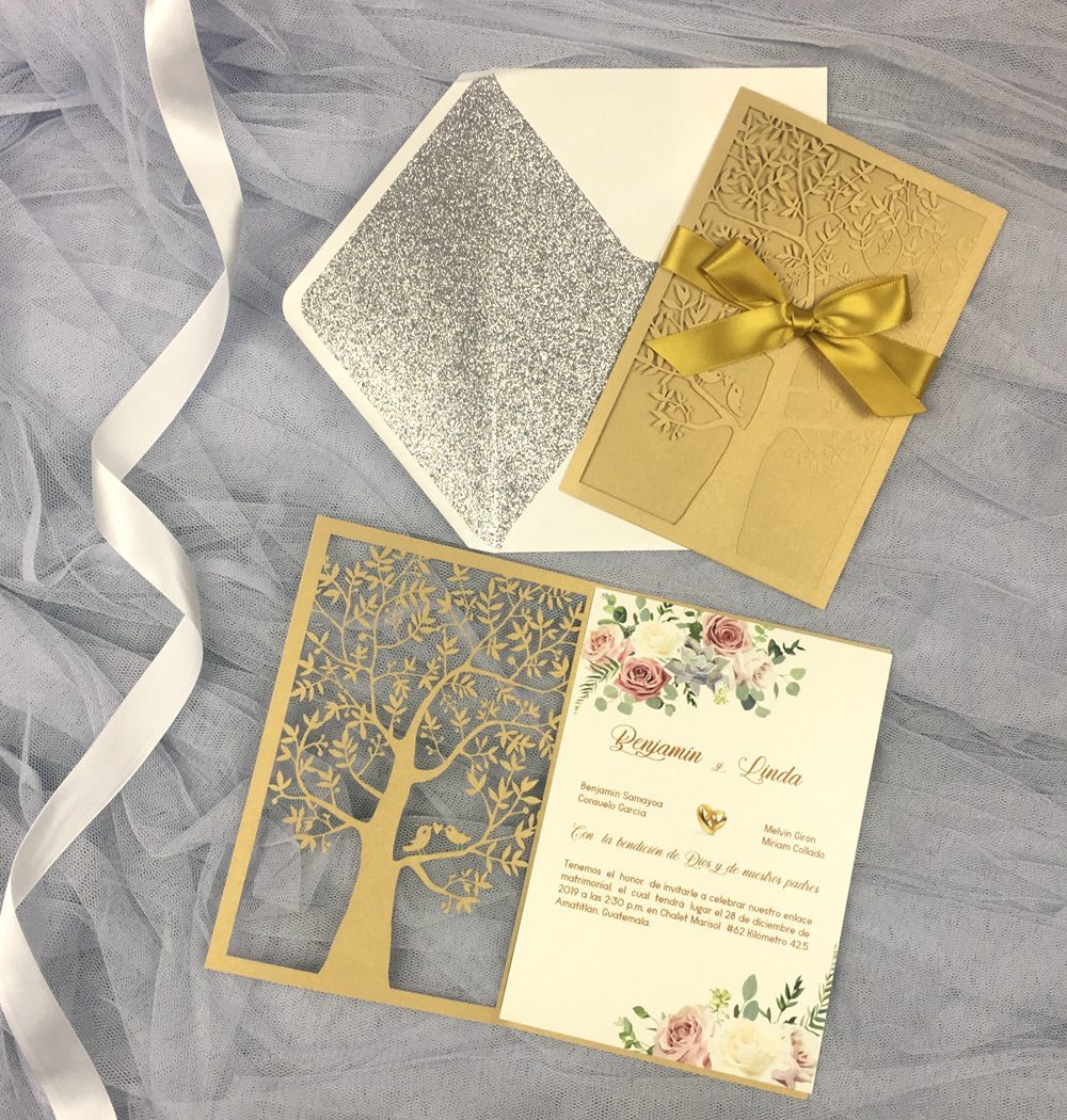 White invitation cards - Pak Printers
